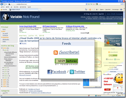 Variable not found: julio 2010